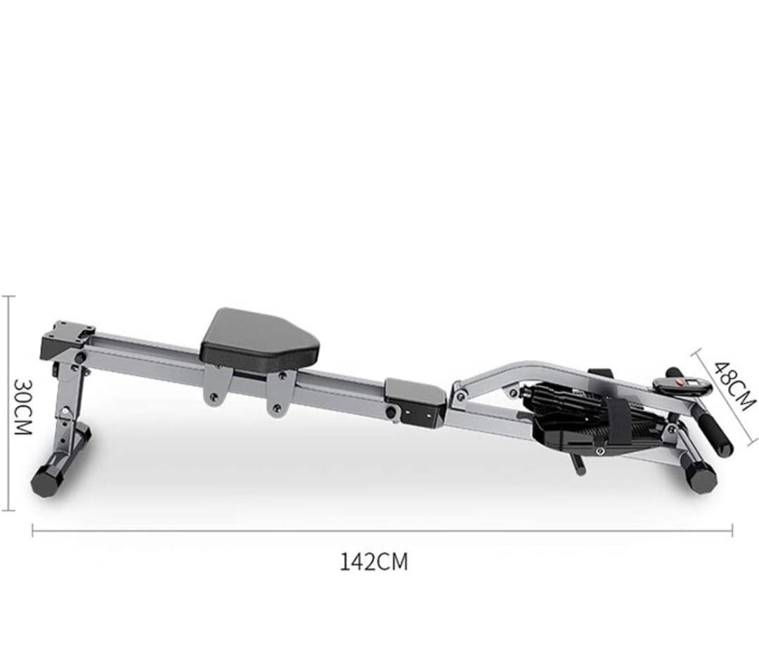 Hydraulic Rowing Machine, Compact For Home Workout Adjustable ...