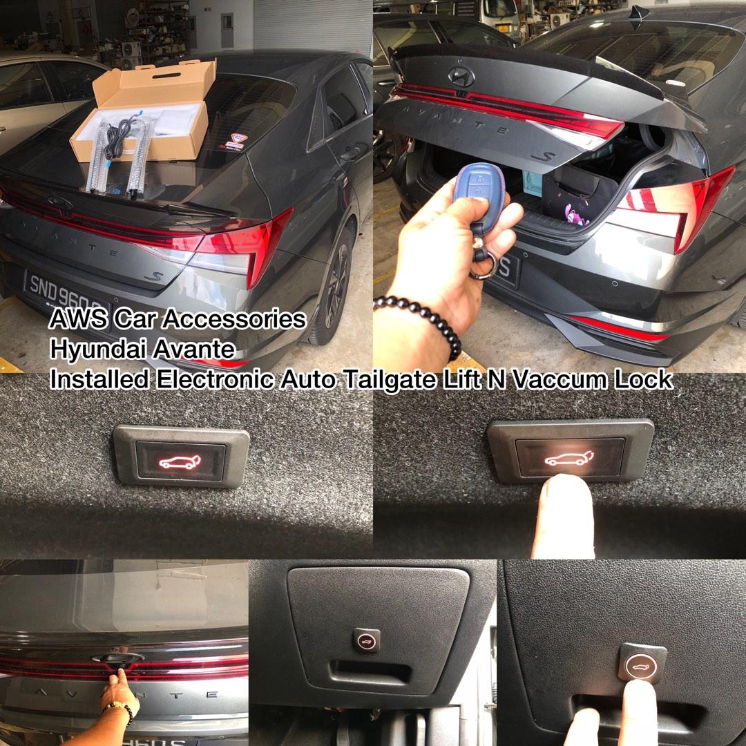 Hyundai Avante Installed Electronic Auto Tailgate Lift N Vaccum Lock ...