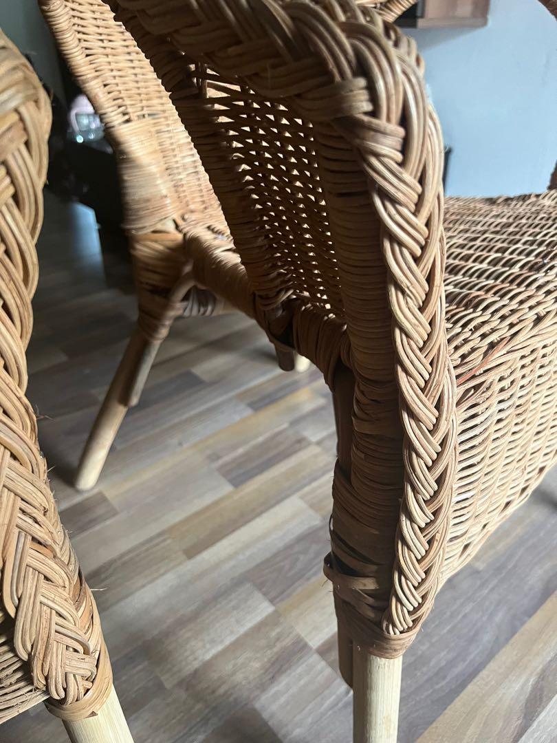 Ikea AGEN rattan chair, Furniture & Home Living, Outdoor Furniture on ...