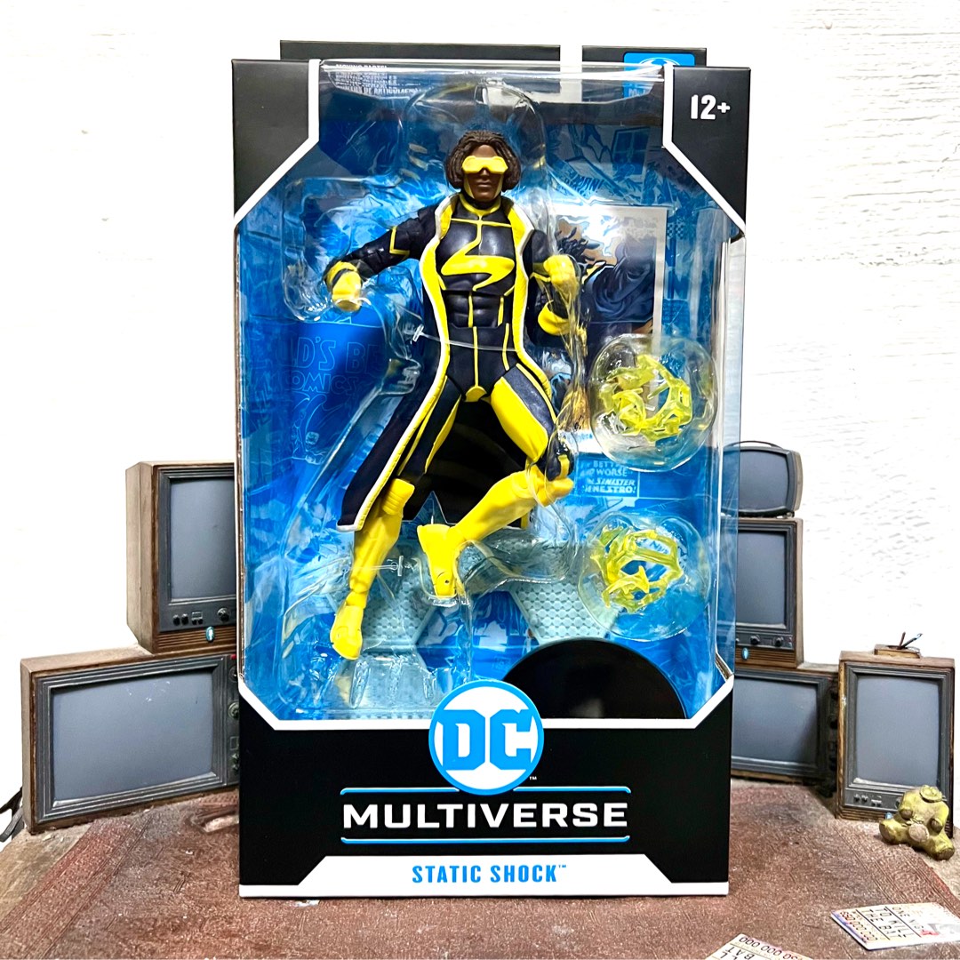 [In hand] Mcfarlane Toys DC Multiverse Static Shock (New 52), Hobbies ...