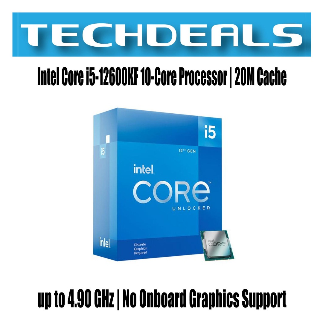 Intel Core i5-12600KF 10-Core Processor | 20M Cache | up to 4.90 GHz ...