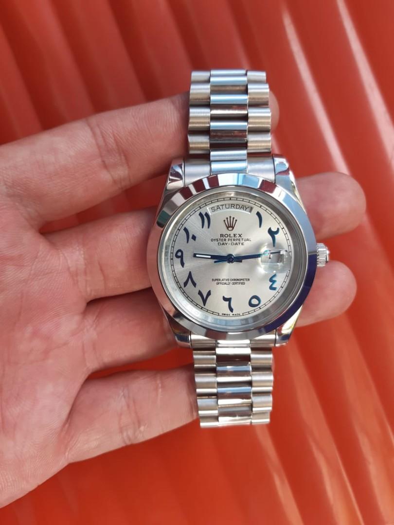 JAM ROLEX SULTAN ARABIC, Fesyen Pria, Jam Tangan di Carousell