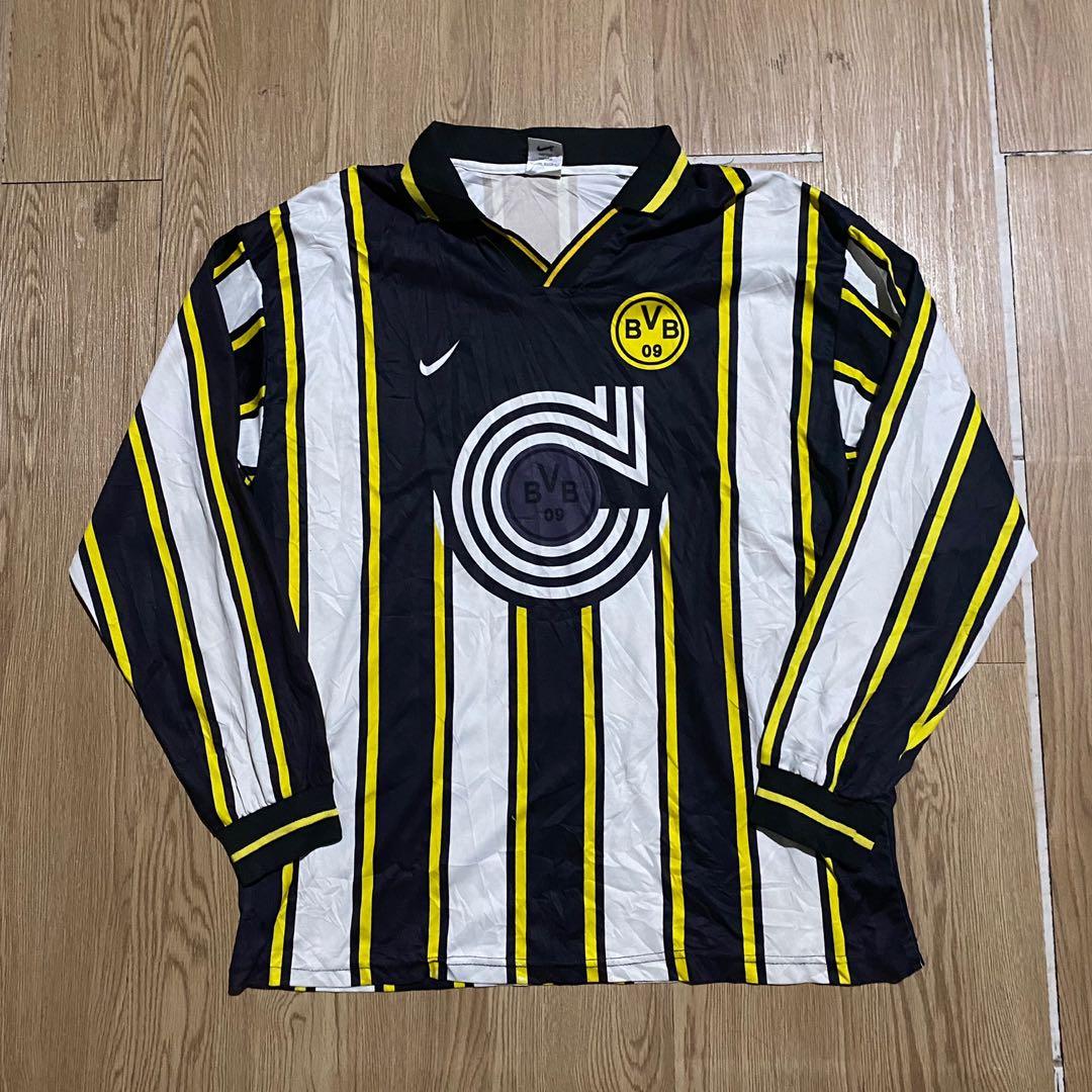 Jersey Borussia Dortmund Retro Vintage Nike 90s, Olah Raga, Baju ...