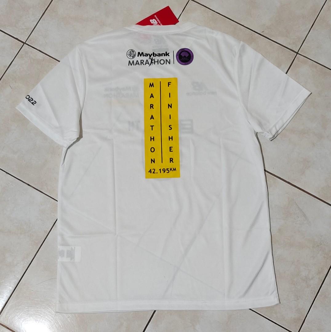 Jersey Finisher Tee Maybank Marathon 2022, Olah Raga, Baju Olahraga di ...