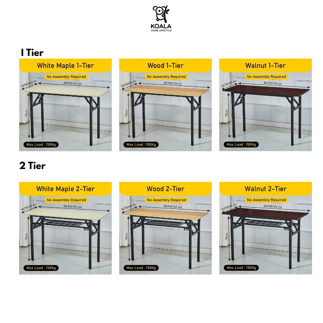 Koala Home Foldable Table Computer Table Study Tables long desk dining ...