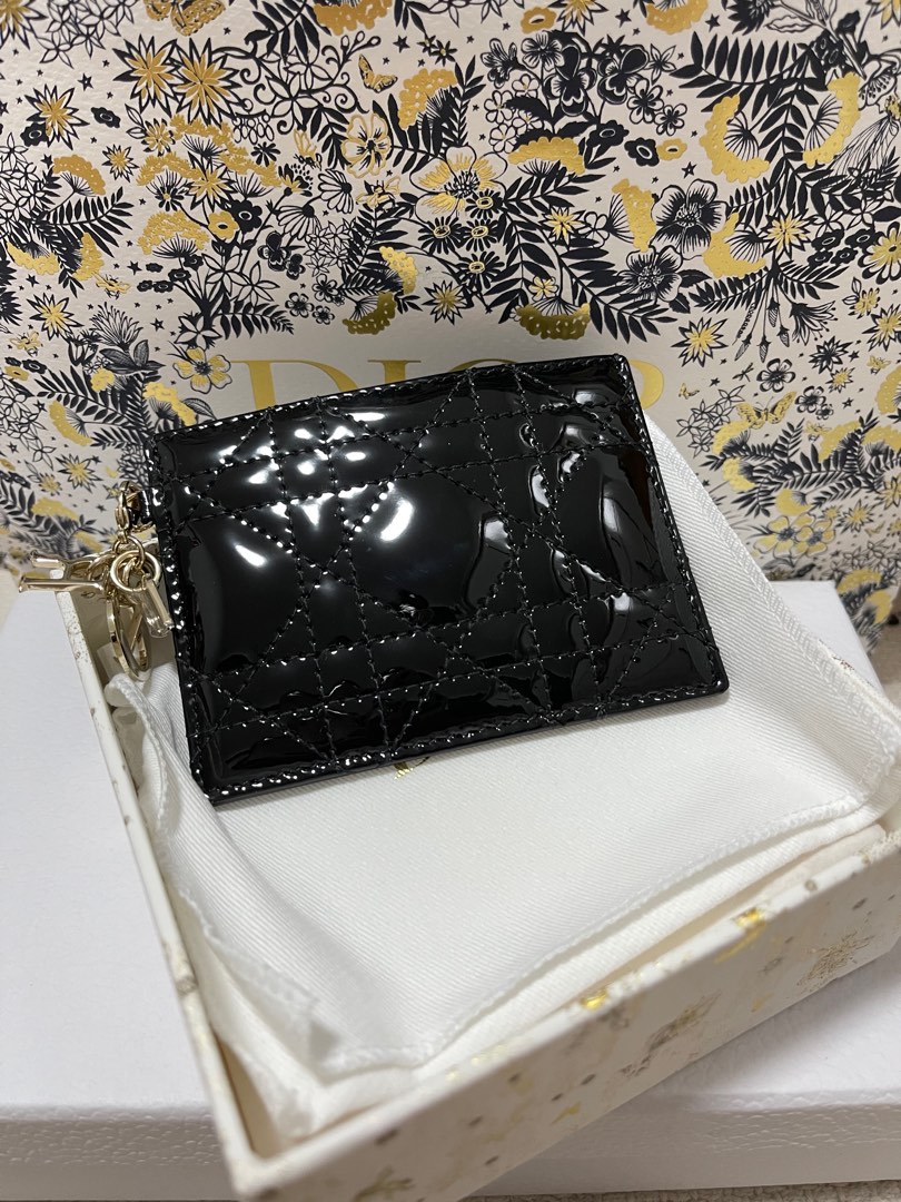 Lady Dior Card Holder, Luxury, Bags & Wallets on Carousell