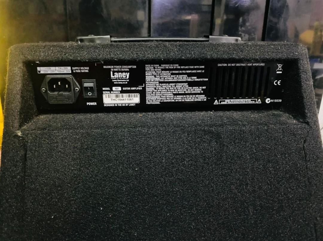 50watts Laney Richter RB1 Bass Combo Amp, Hobbies & Toys, Music & Media ...