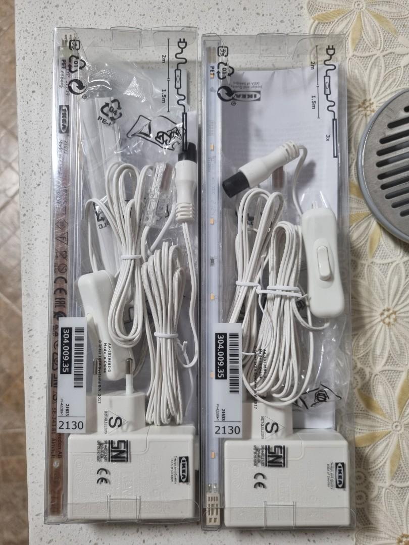 Ledberg (ikea), Led lighting strip , warm white, Furniture & Home ...