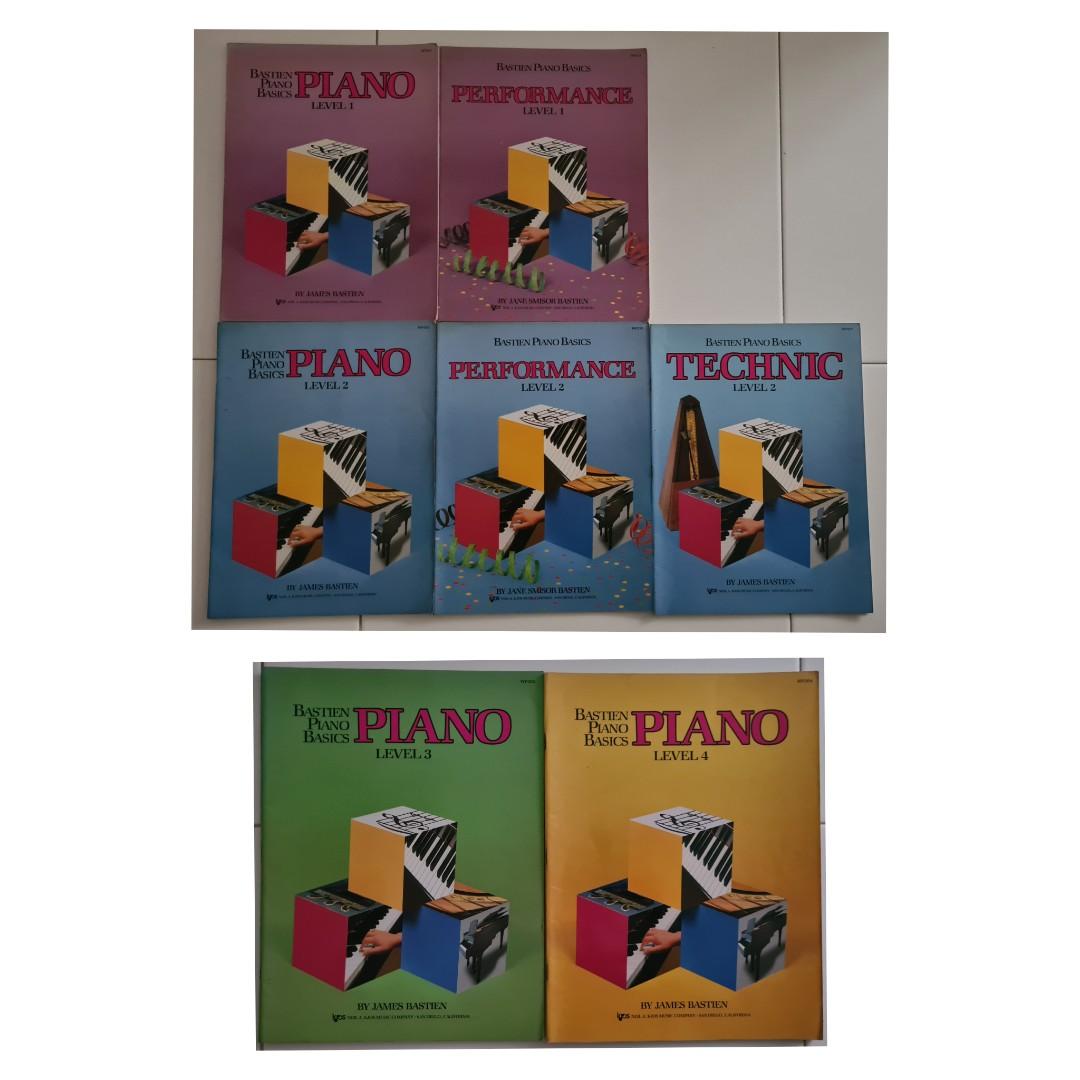 Lesson piano score books set for young beginner pianists - Bastien ...