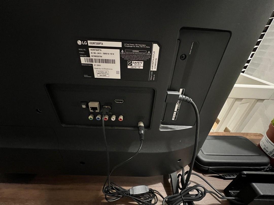 LG 43UM7300PTA 43” 4k Smart TV, TV & Home Appliances, TV ...