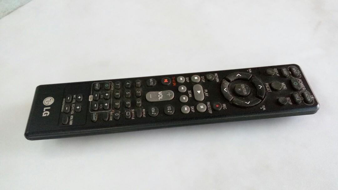 LG Hometheater Remote Control, TV & Home Appliances, Other Home ...