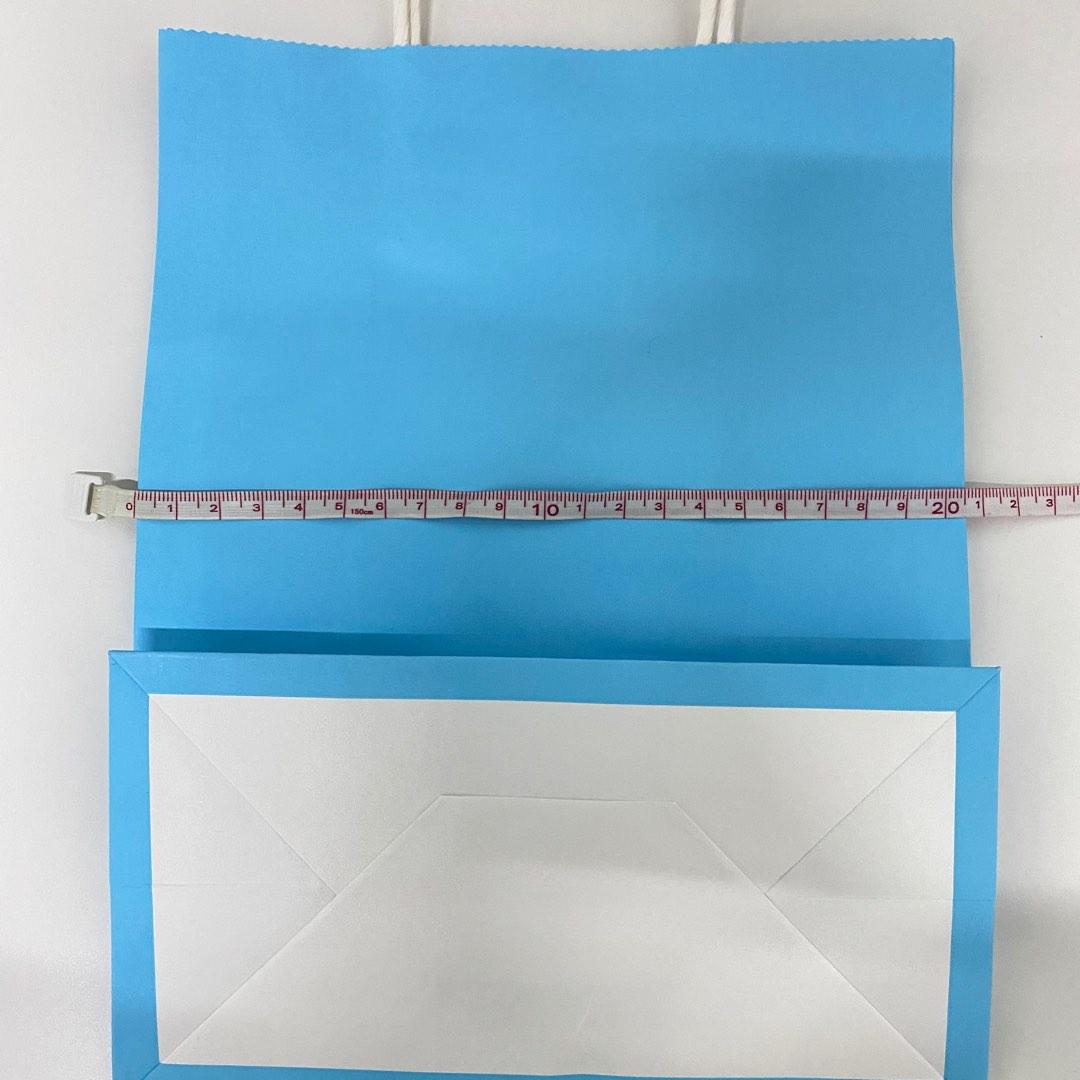 Light blue paper bag gift bag, Hobbies & Toys, Stationery & Craft ...