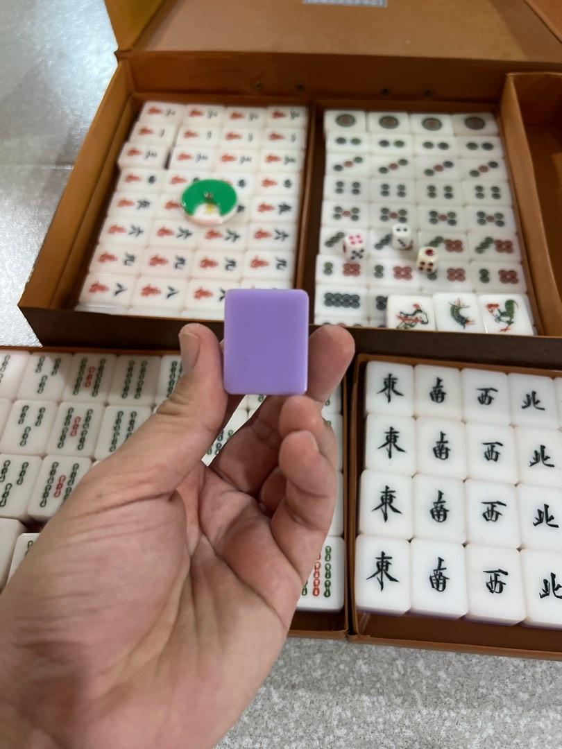 Mahjong Set Purple, Hobbies & Toys, Toys & Games on Carousell