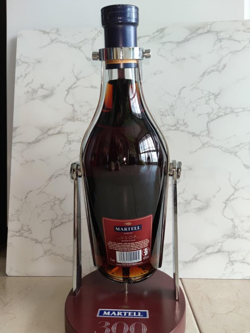 Martell Cognac VSOP Medaillon Tricentenaire 3L with Cradle, Food & Drinks, Alcoholic Beverages ...