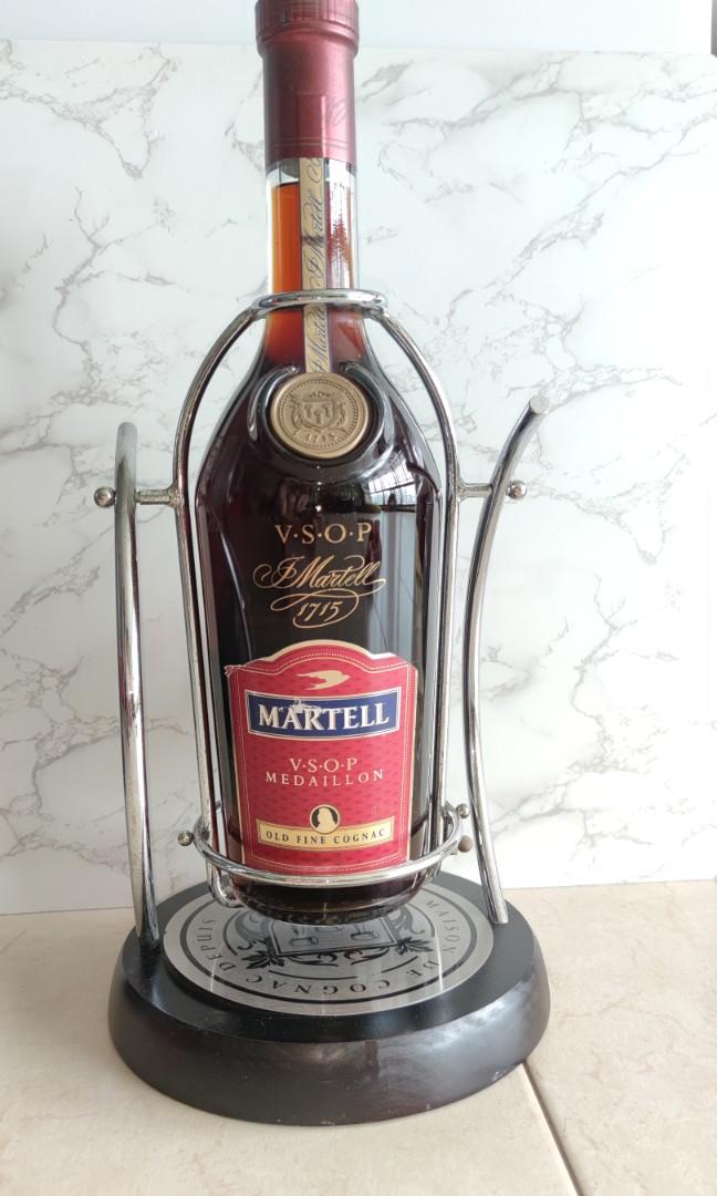 Martell VSOP Medaillon 3L with Cradle, Food & Drinks, Alcoholic Beverages on Carousell
