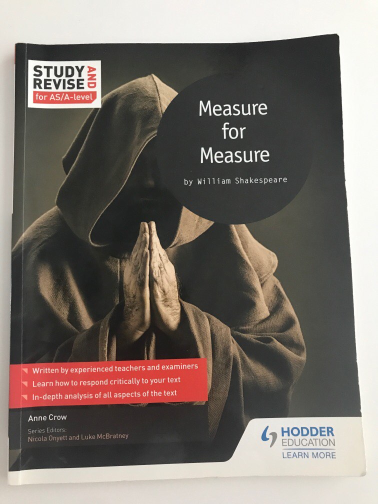 Measure to Measure (Study and Revise Guide), Hobbies & Toys, Books & Magazines, Textbooks on ...