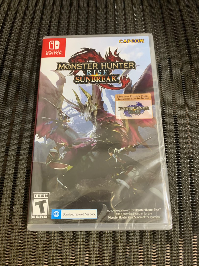 Monster Hunter Rise + Sunbreak game, Video Gaming, Video Games ...