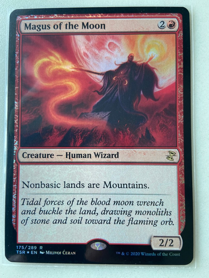 Mtg / Magus of the Moon / NM / foil, 興趣及遊戲, 玩具 & 遊戲類 - Carousell