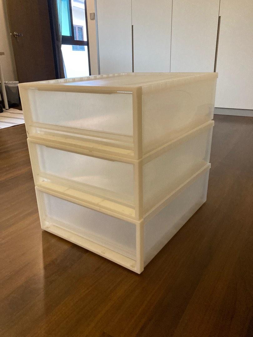 Muji PP drawers, Furniture & Home Living, Home Improvement ...