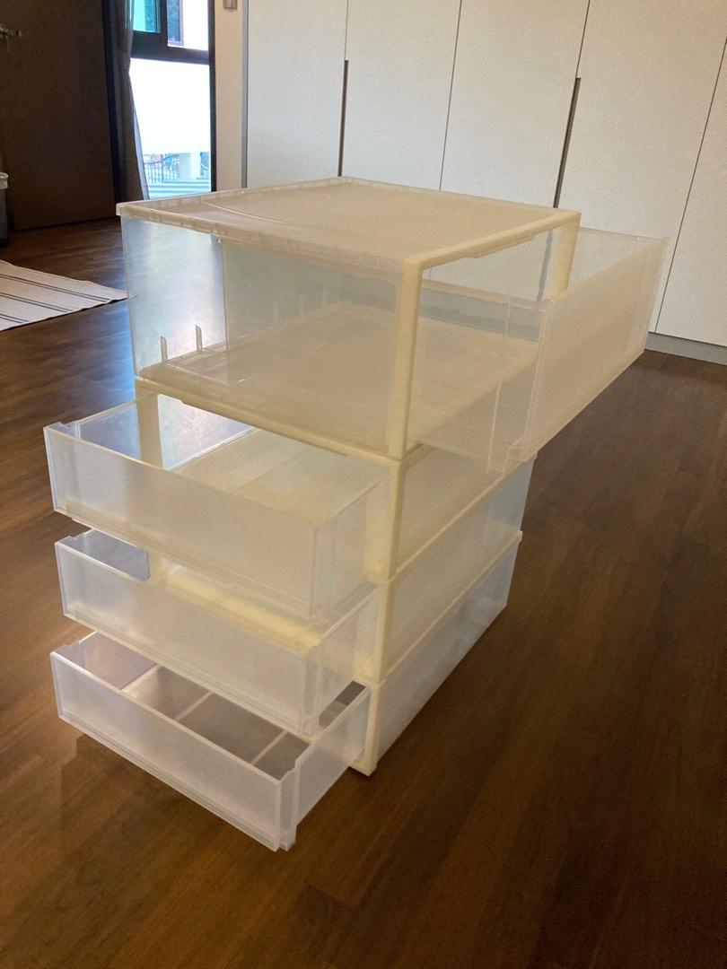 Muji PP drawers, Furniture & Home Living, Home Improvement ...
