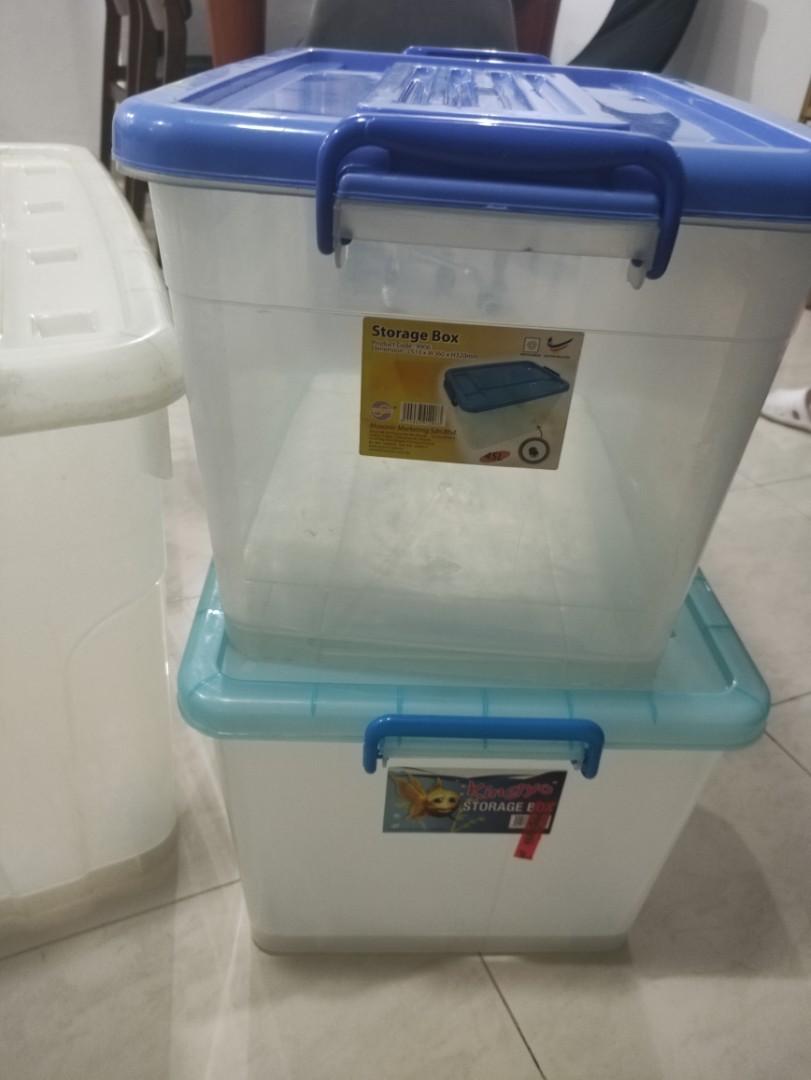 Multiple TOYOGO Boxes / Plastic Storage Container, Furniture & Home ...