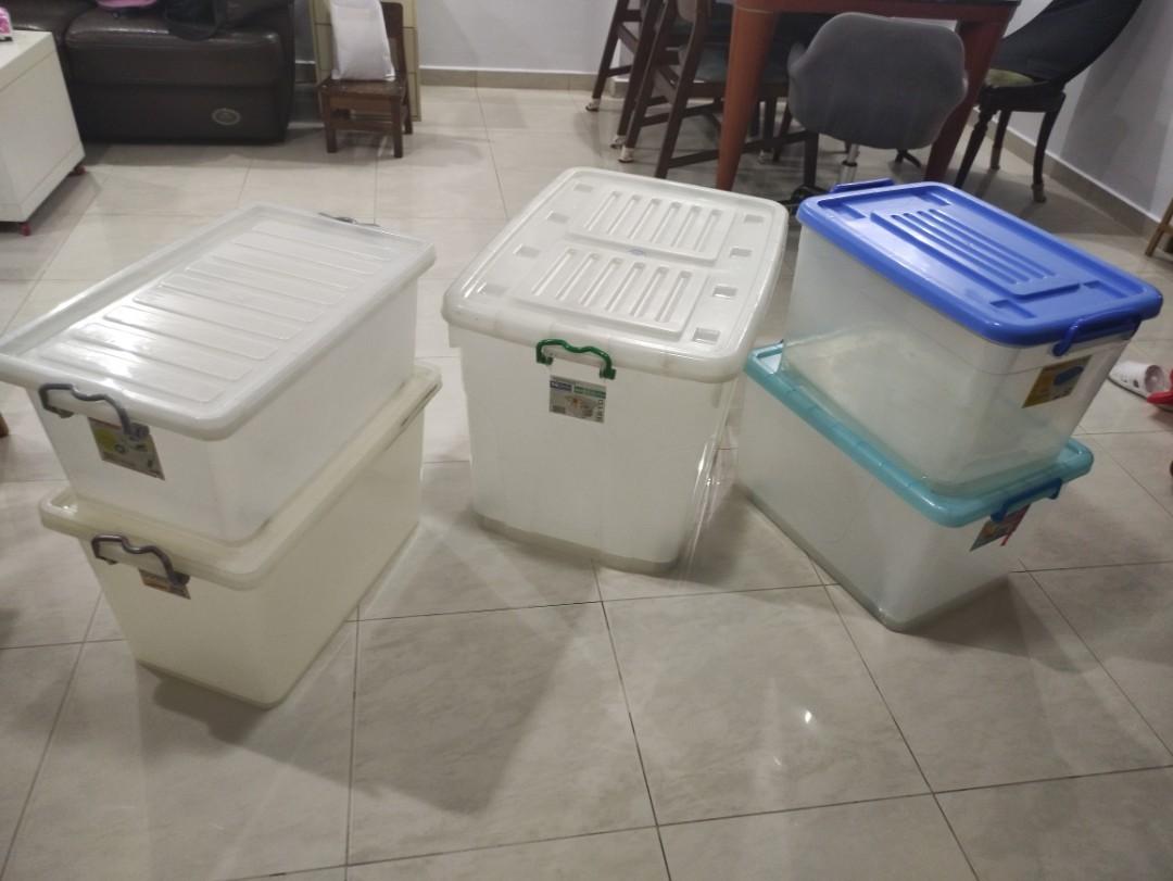 Multiple TOYOGO Boxes / Plastic Storage Container, Furniture & Home ...