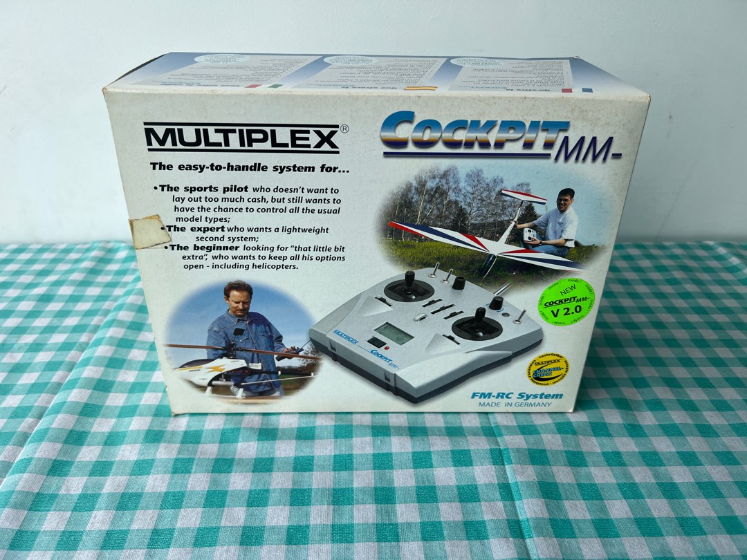 Multiplex Cockpit MM Remote Control with Easy Star Glider, Hobbies ...