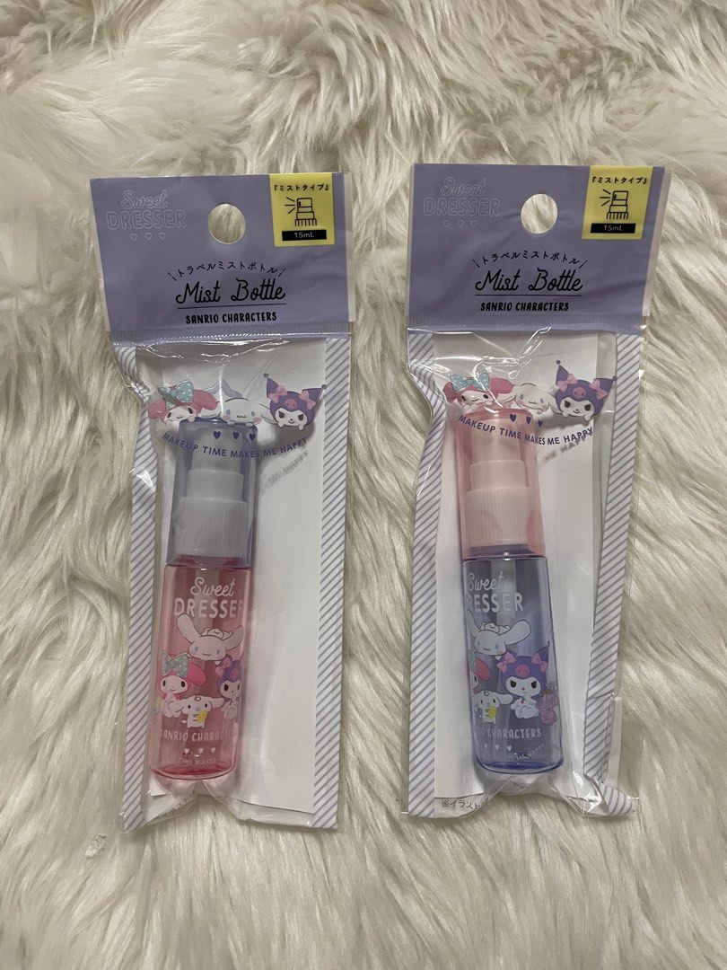 My Melody & Kuromi Sweet Dresser Mist Bottle 15ml, Beauty & Personal ...