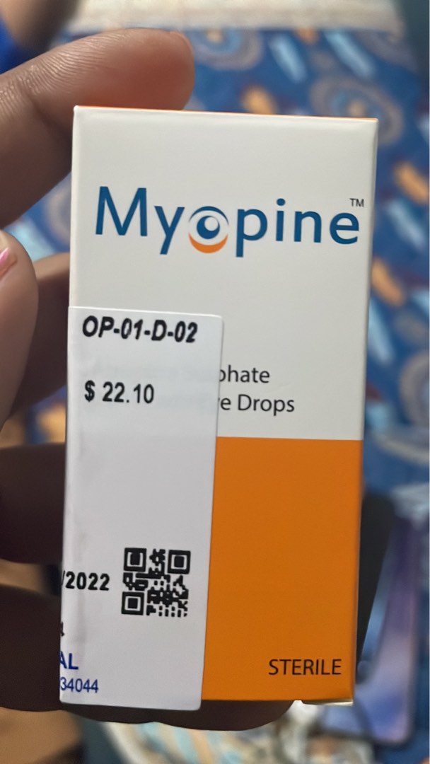 Myopine eye drops - atropine 0.01%, Health & Nutrition, Health ...