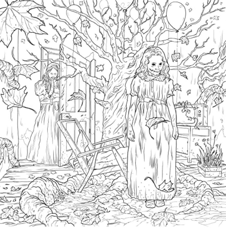 Mythogoria Colouring Book. Halloween colouring book., Hobbies & Toys ...