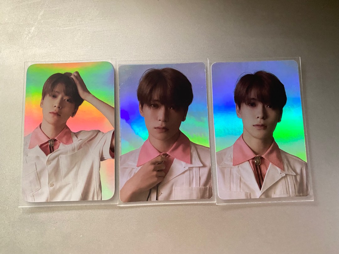 nct jaehyun regular irregular holo standee notebook and sticker pc ...