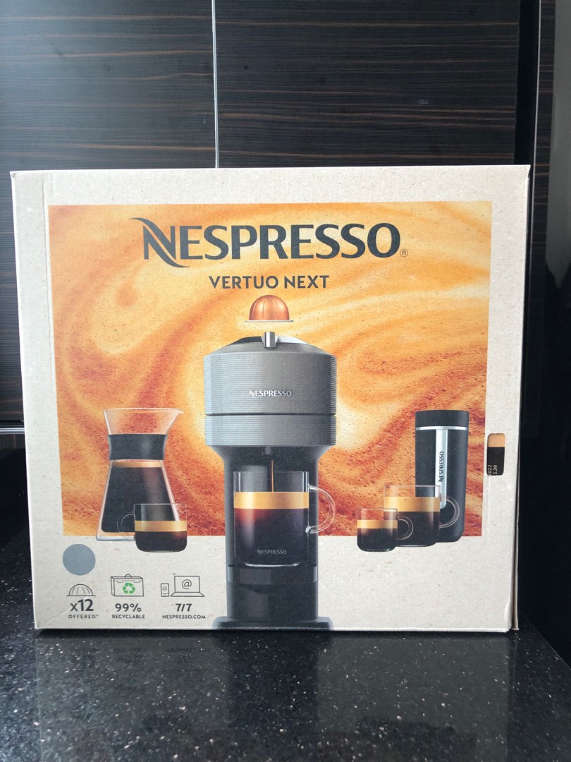 Nespresso Vertuo Next Dark Grey, TV & Home Appliances, Kitchen ...