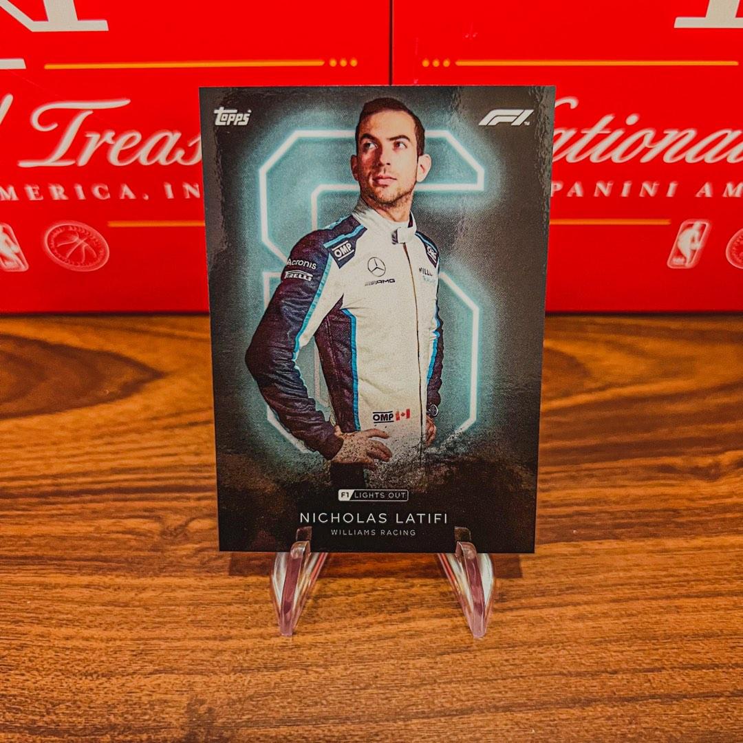 NICHOLAS LATIFI ~ 2021 F1 Topps Lights Out Formula 1 Williams Driver ...