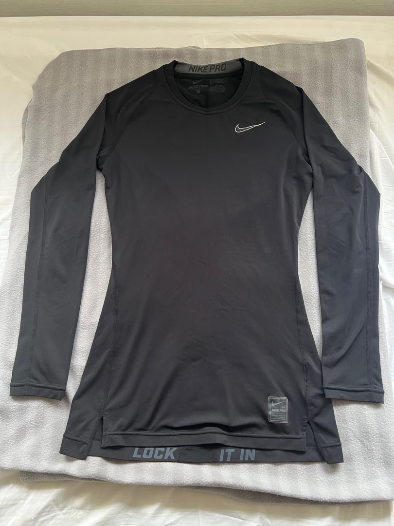 Nike Pro compression tops, Men's Fashion, Activewear on Carousell