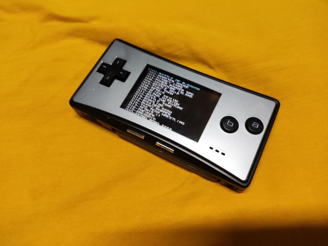 Nintendo Gameboy Micro Black, Video Gaming, Video Game Consoles ...