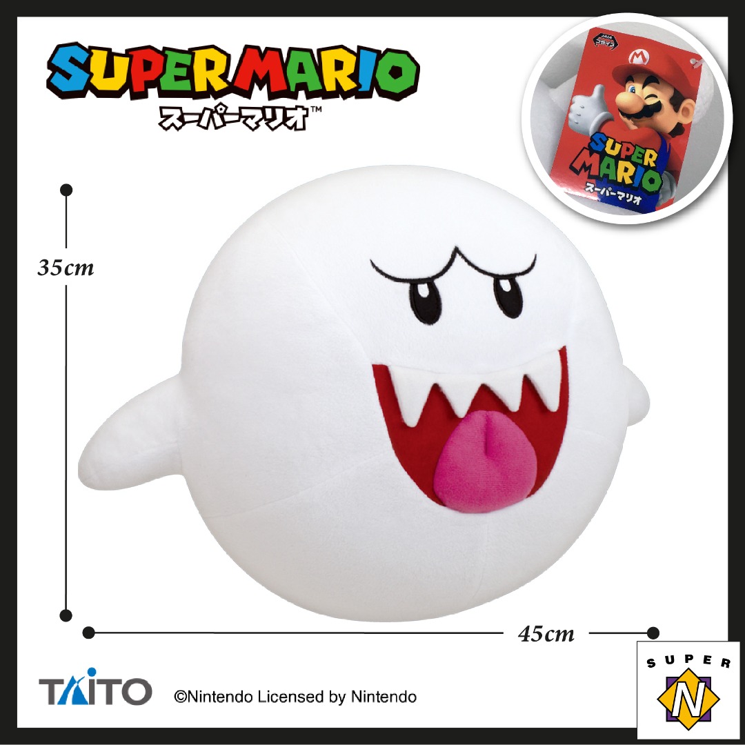 Nintendo Super Mario Bros - Taito Prize - Boo the Ghost (Teresa) Pink ...