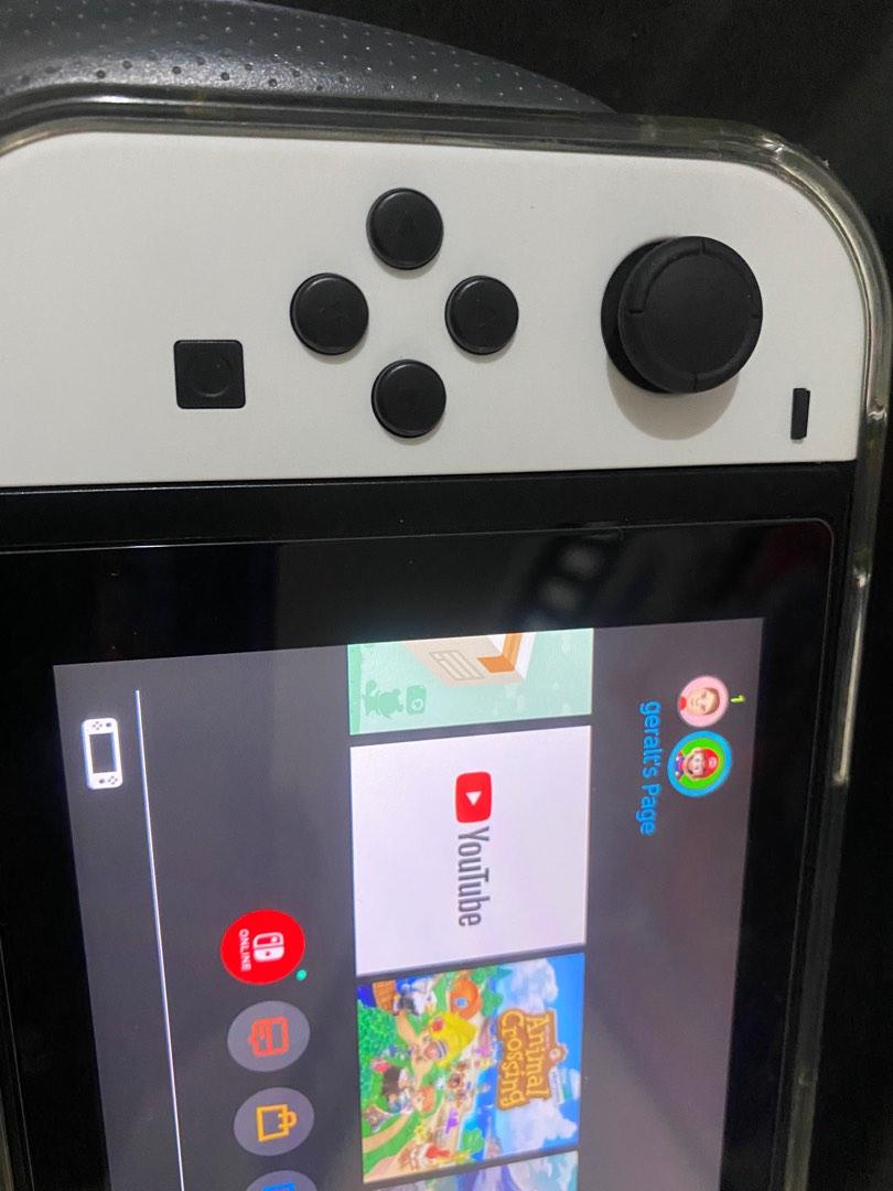 Nintendo Switch V2 White Joycons, Video Gaming, Video Game Consoles ...