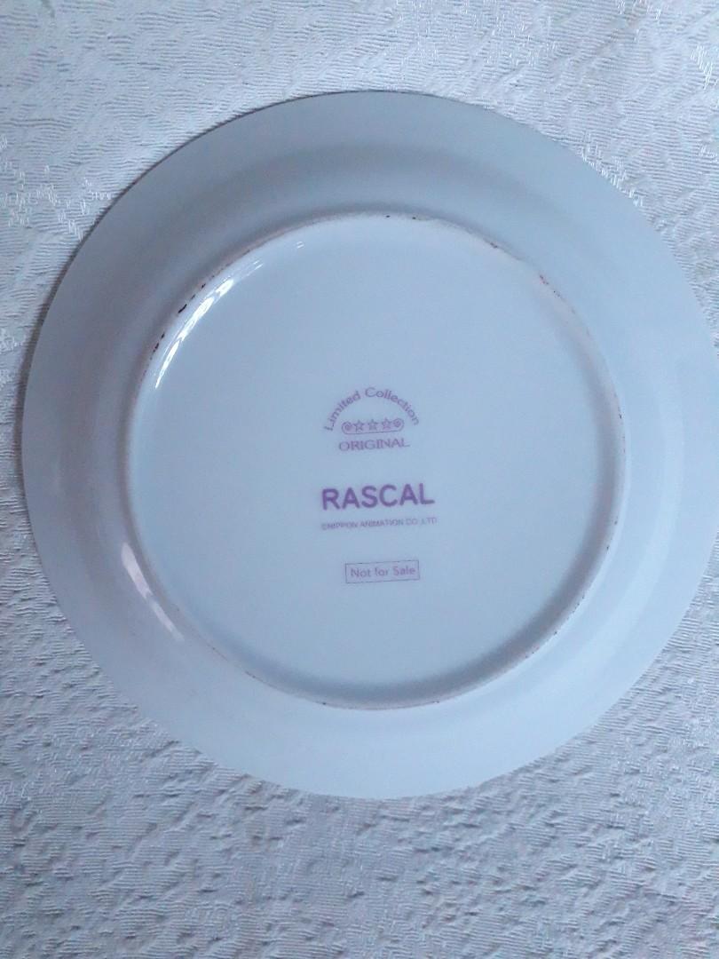 Nippon Animation Limited Collection Rascal Bundle of 2 Decor Plates ...