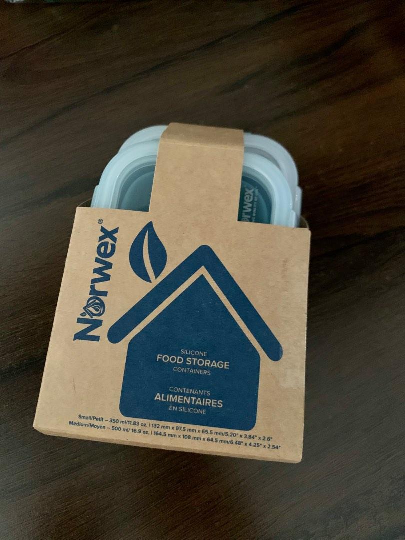 NORWEX Food Storage Silicone Collapsible Container Set, Furniture ...