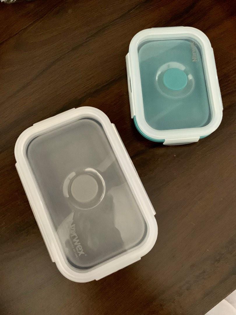 NORWEX Food Storage Silicone Collapsible Container Set, Furniture ...