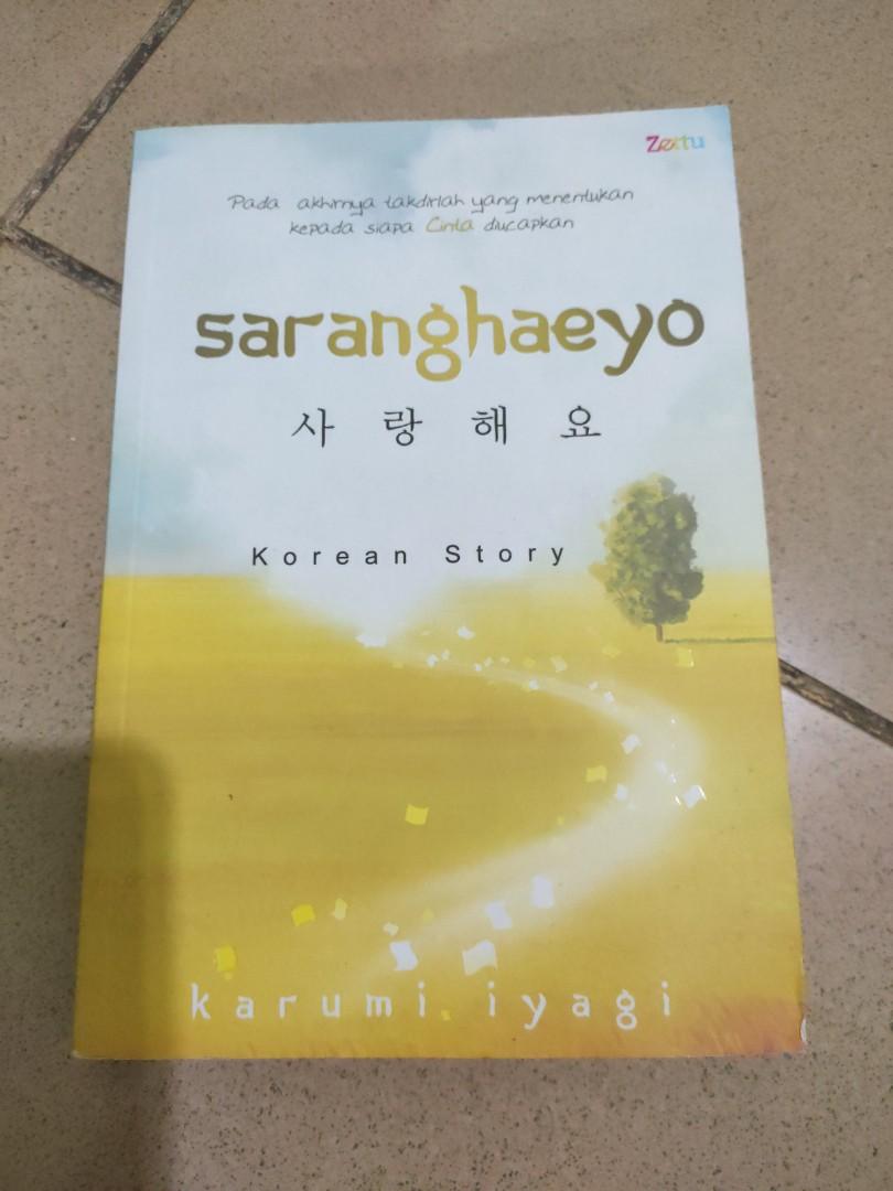 novel Sarangheyo, Buku & Alat Tulis, Buku di Carousell