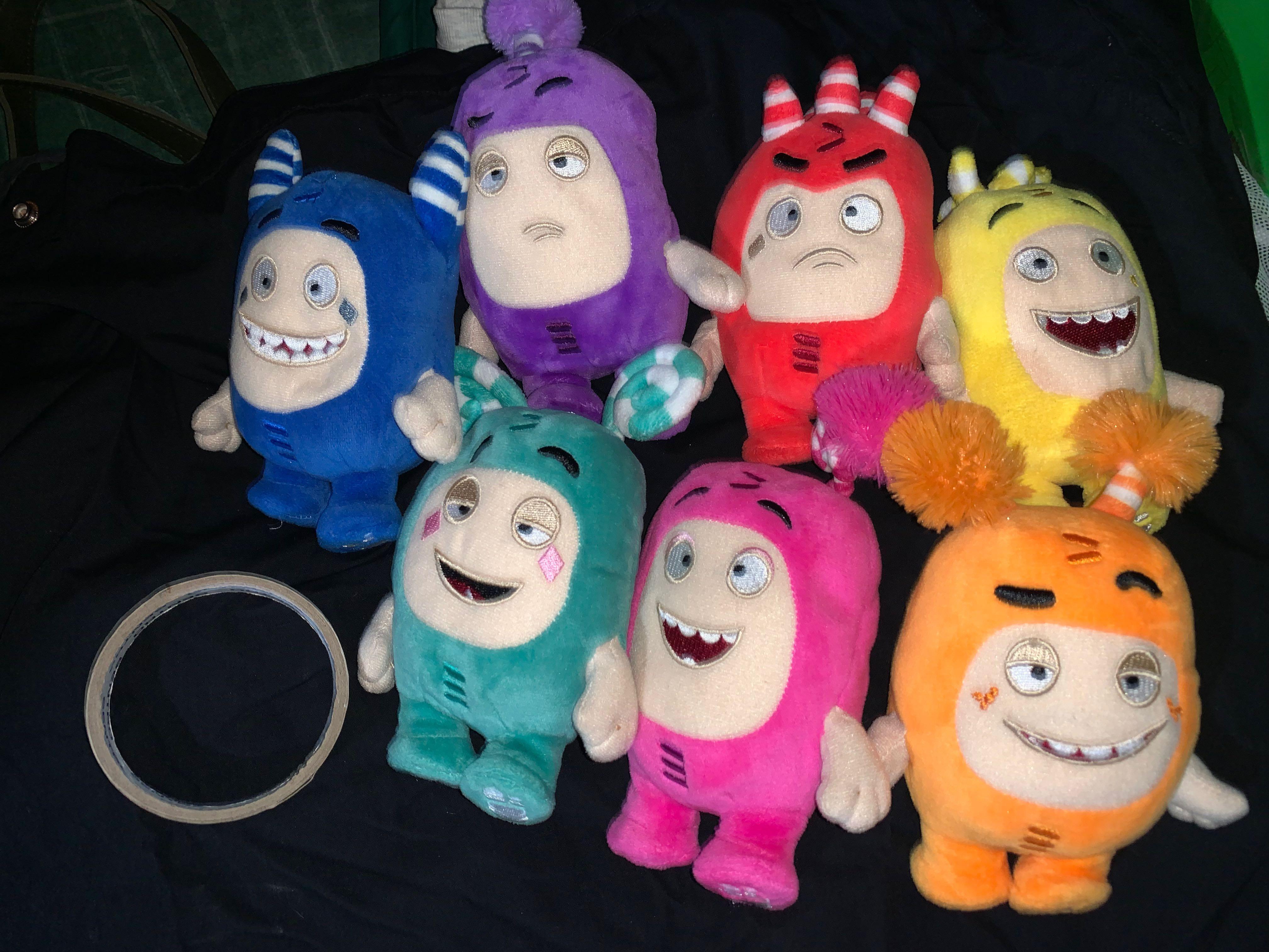 Oddbods Mini Plushies Set, Hobbies & Toys, Toys & Games on Carousell