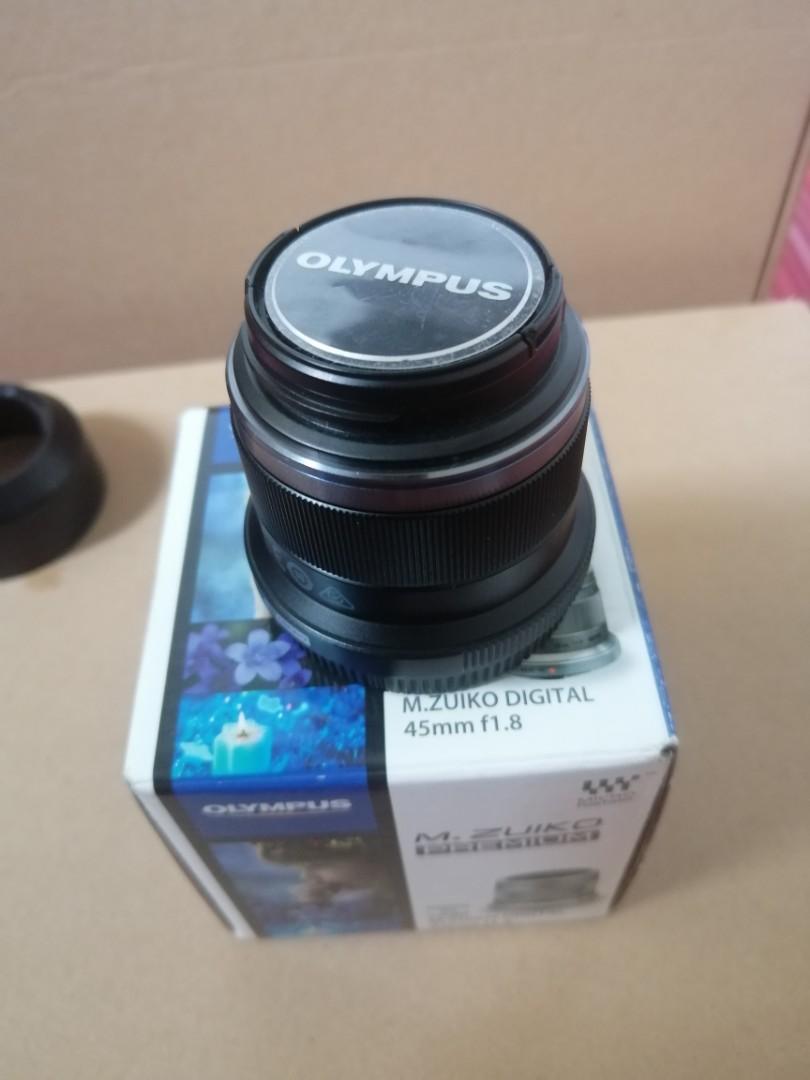 Olympus 45mm f1.8 m43/mft lens, Photography, Lens & Kits on Carousell