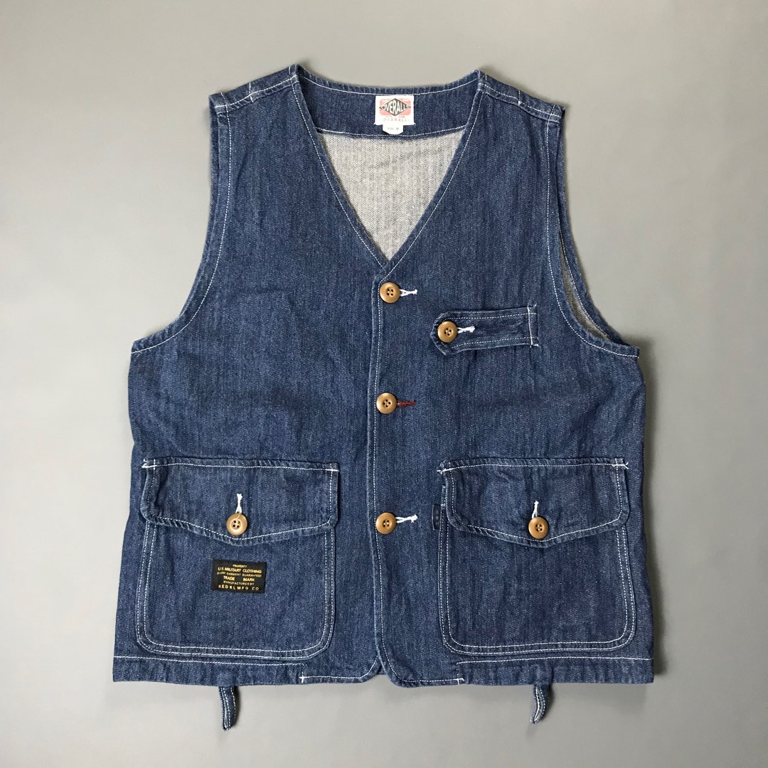 Overalls Union Made - Denim Workwear Vest, Men's Fashion, Activewear on ...