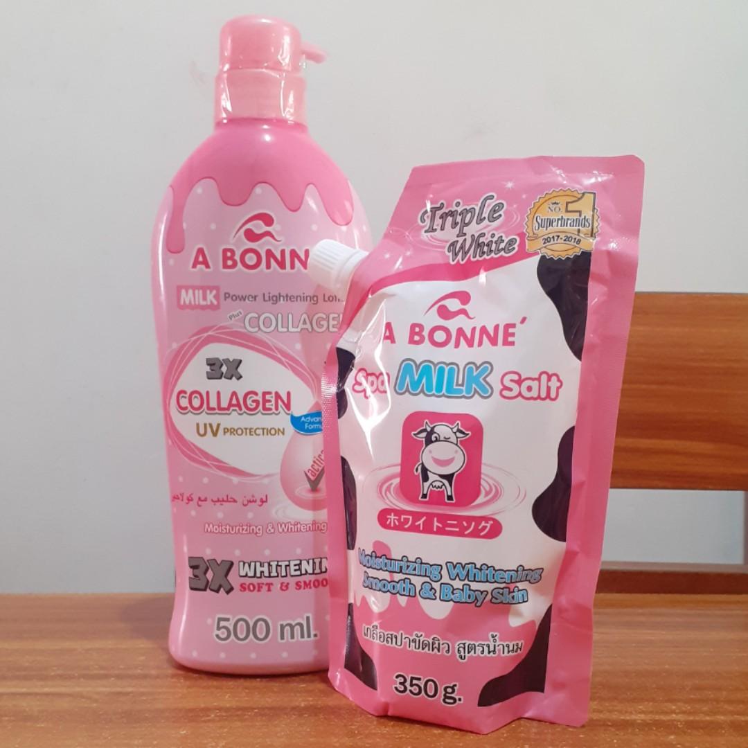 PACKAGE | A BONNE MILK POWER LIGHTENING LOTION plus COLLAGEN & SPA MILK ...