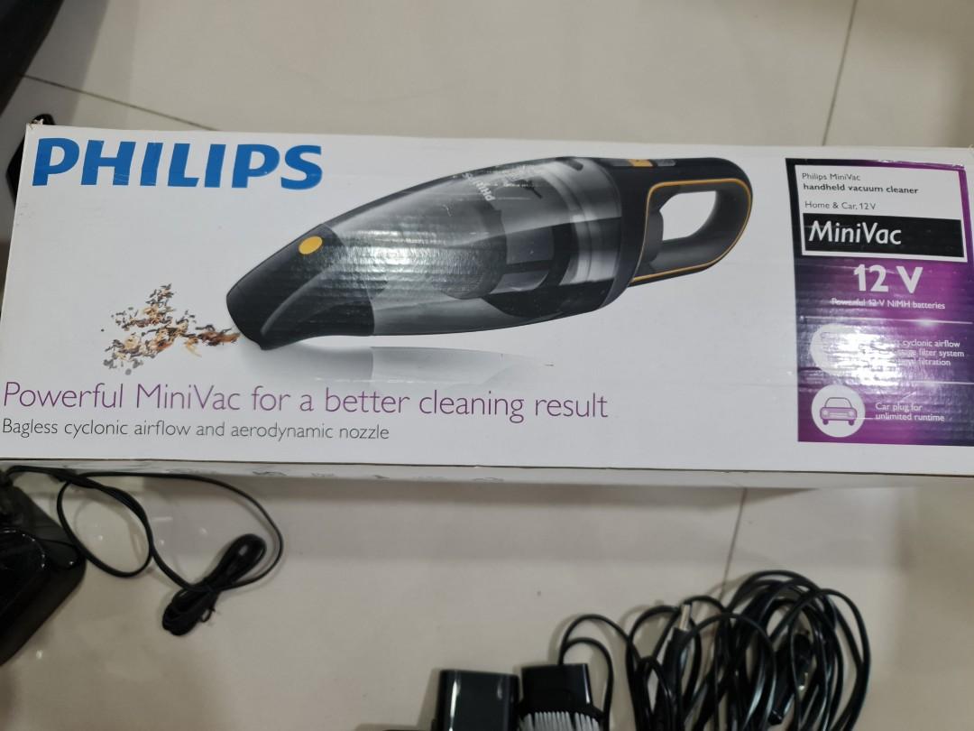 Philips MiniVac Handheld Vacuum Cleaner, TV & Home Appliances, Vacuum ...