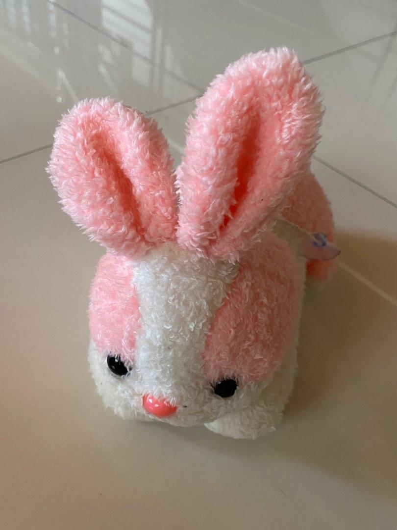 Pink rabbit stuffed toy, Hobbies & Toys, Toys & Games on Carousell
