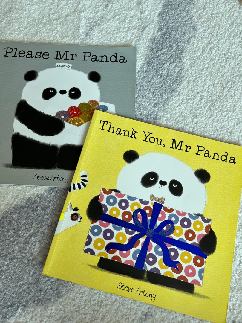 Please Mr Panda/ Thank You, Mr Panda, 興趣及遊戲, 書本 & 文具, 小朋友書 on Carousell