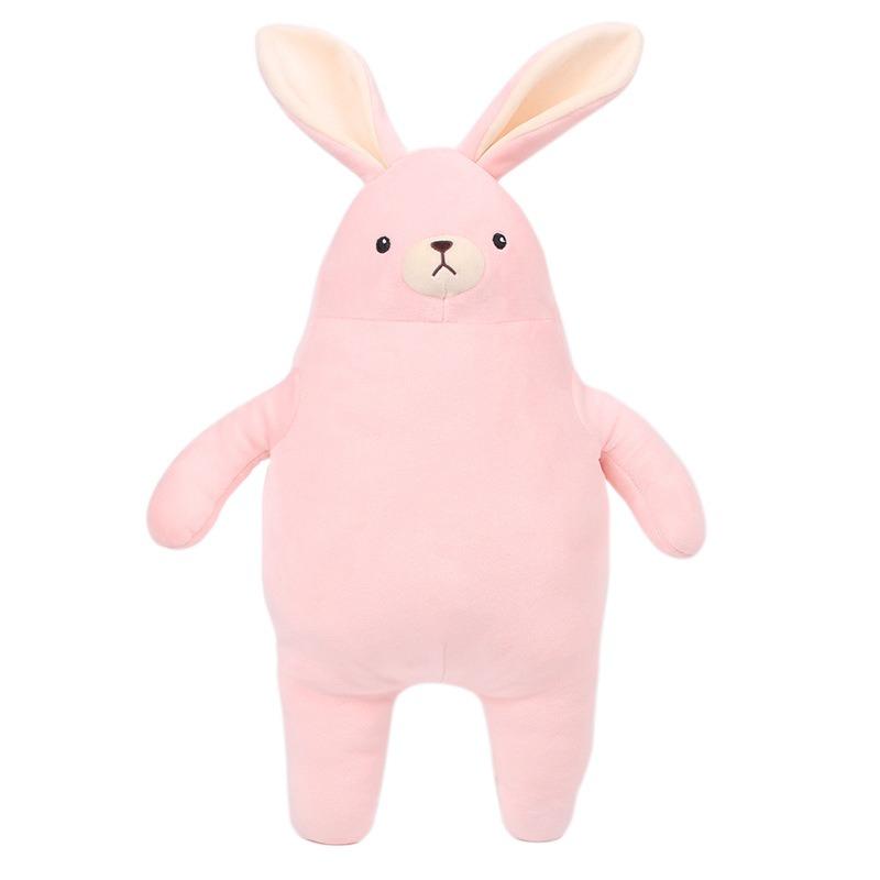 [INSTOCK] Running Plush Rabbit Miniso Pink Soft Toy Beads Cute | Baby ...