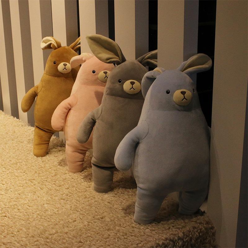 [INSTOCK] Running Plush Rabbit Miniso Pink Soft Toy Beads Cute | Baby ...
